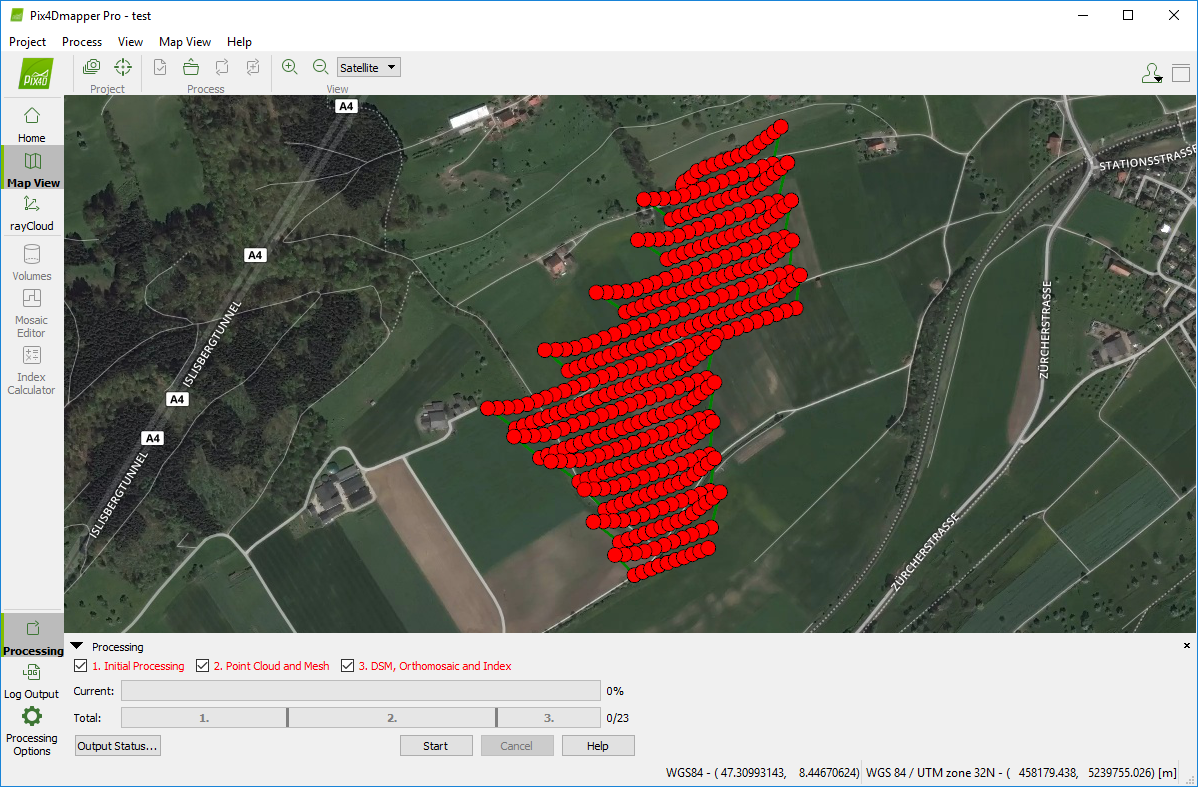 Process WingtraOne images with Pix4Dmapper